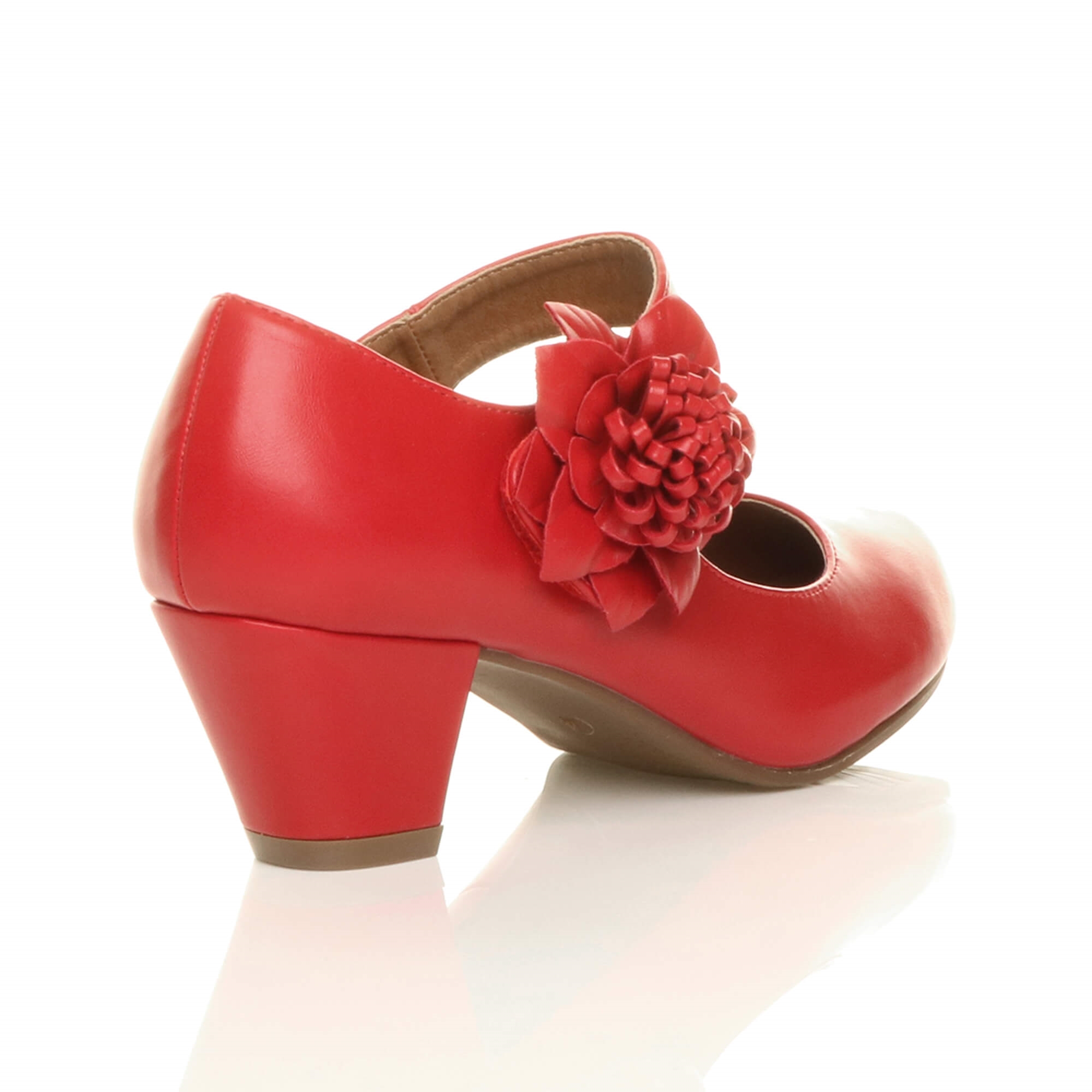 Sko med blomst: Manhatten: Feminine vintagesko